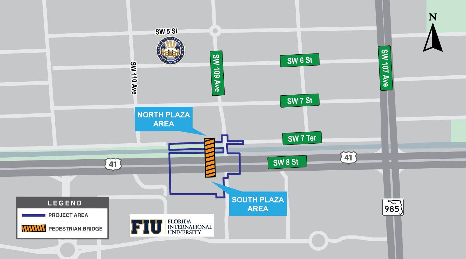 SR 90/US 41/SW 8 St at SW 109 Ave Pedestrian Bridge Replacement Project ...