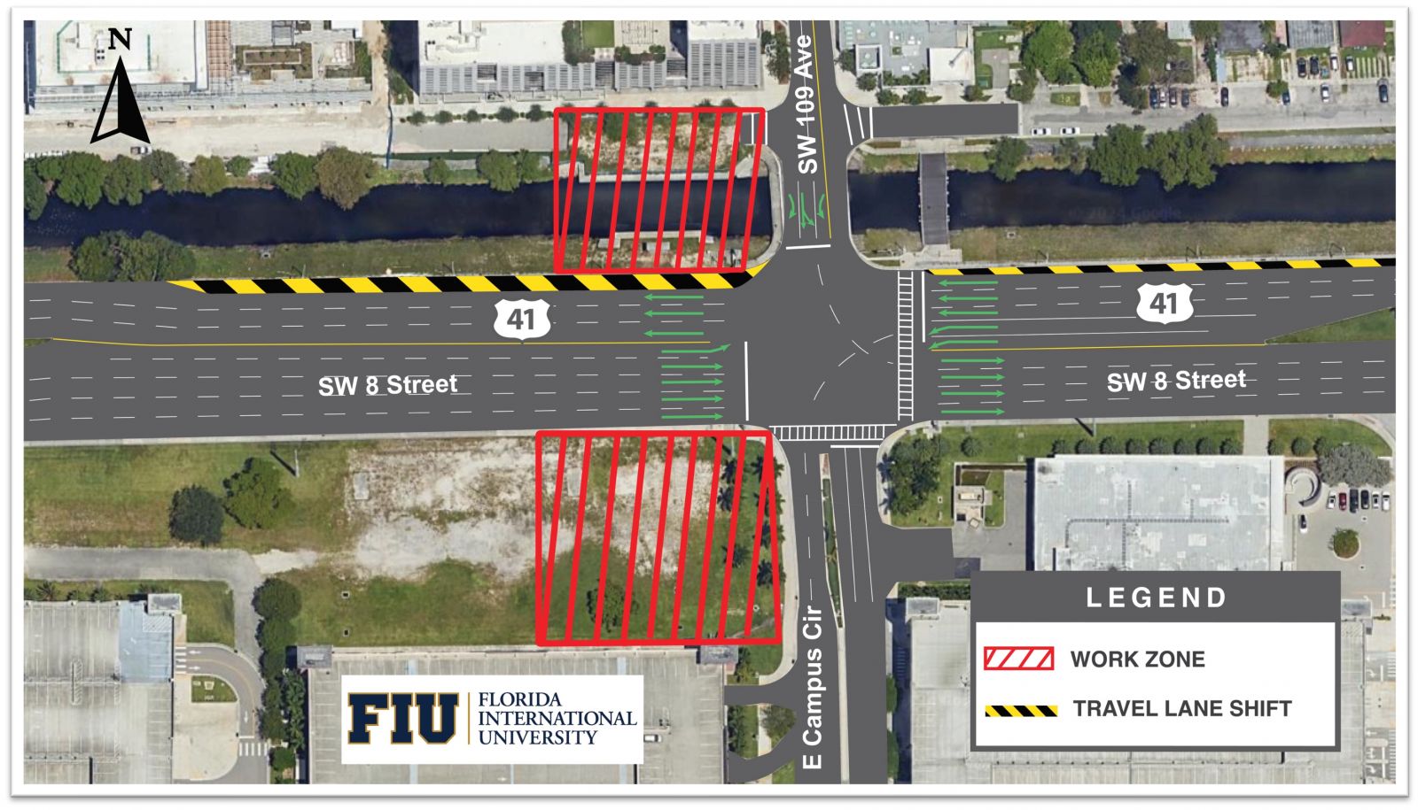 447046-1-52-01 S.R. 90/U.S. 41/SW 8 St at SW 109 Ave Pedestrian Bridge ...